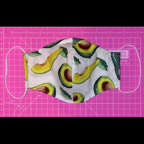 Hand Crafted | Accessories | Triple Layer Face Mask Nose Wire Pocket ...